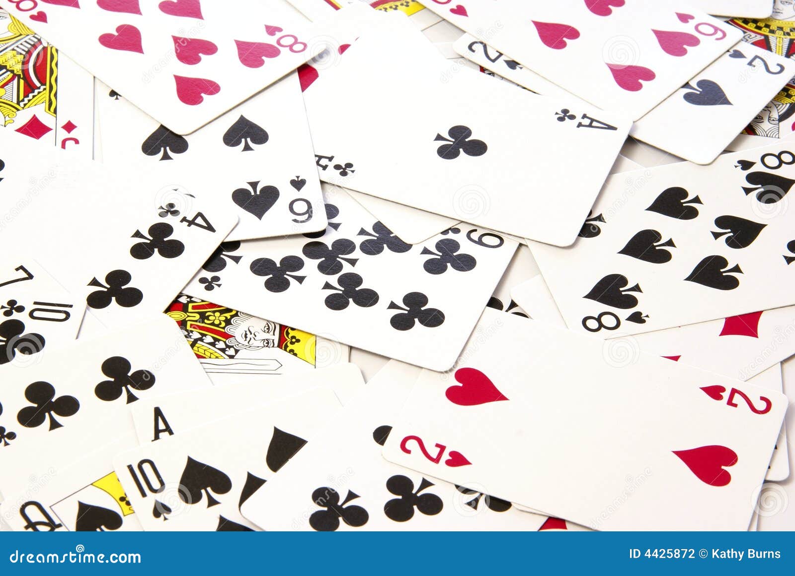 Playing Cards Background Picture. Image: 4425872
