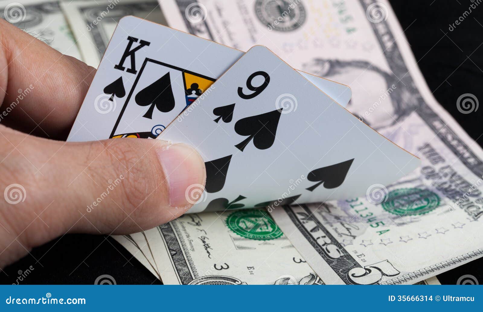 Playing cards stock photo. Image of isolated, flush, deck - 35666314