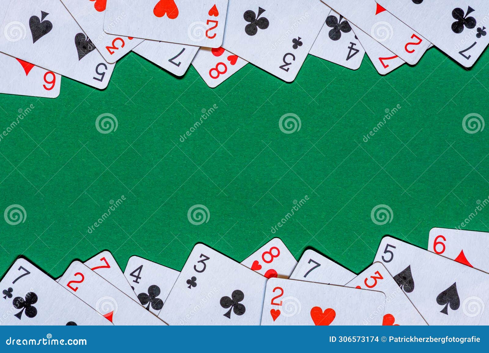 Playing cards border stock photo. Image of game, luck - 306573174