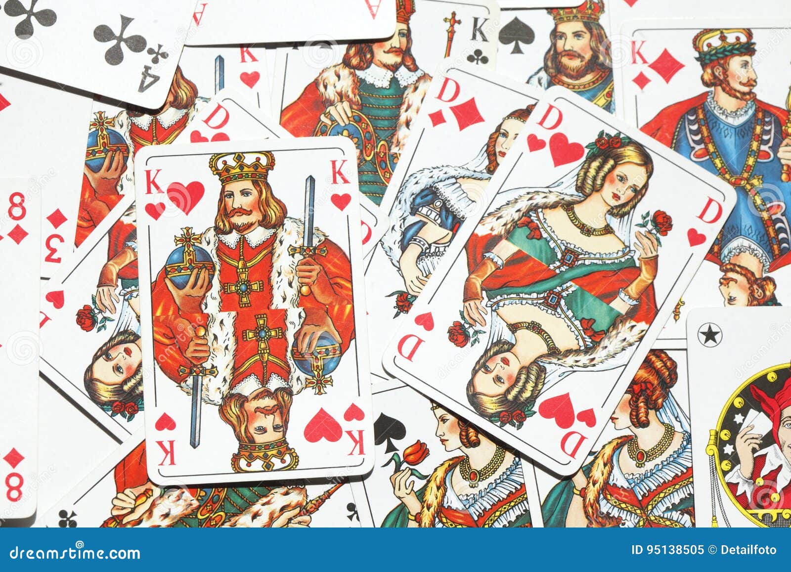 Playing Cards, Card Game stock image. Image of european - 95138505