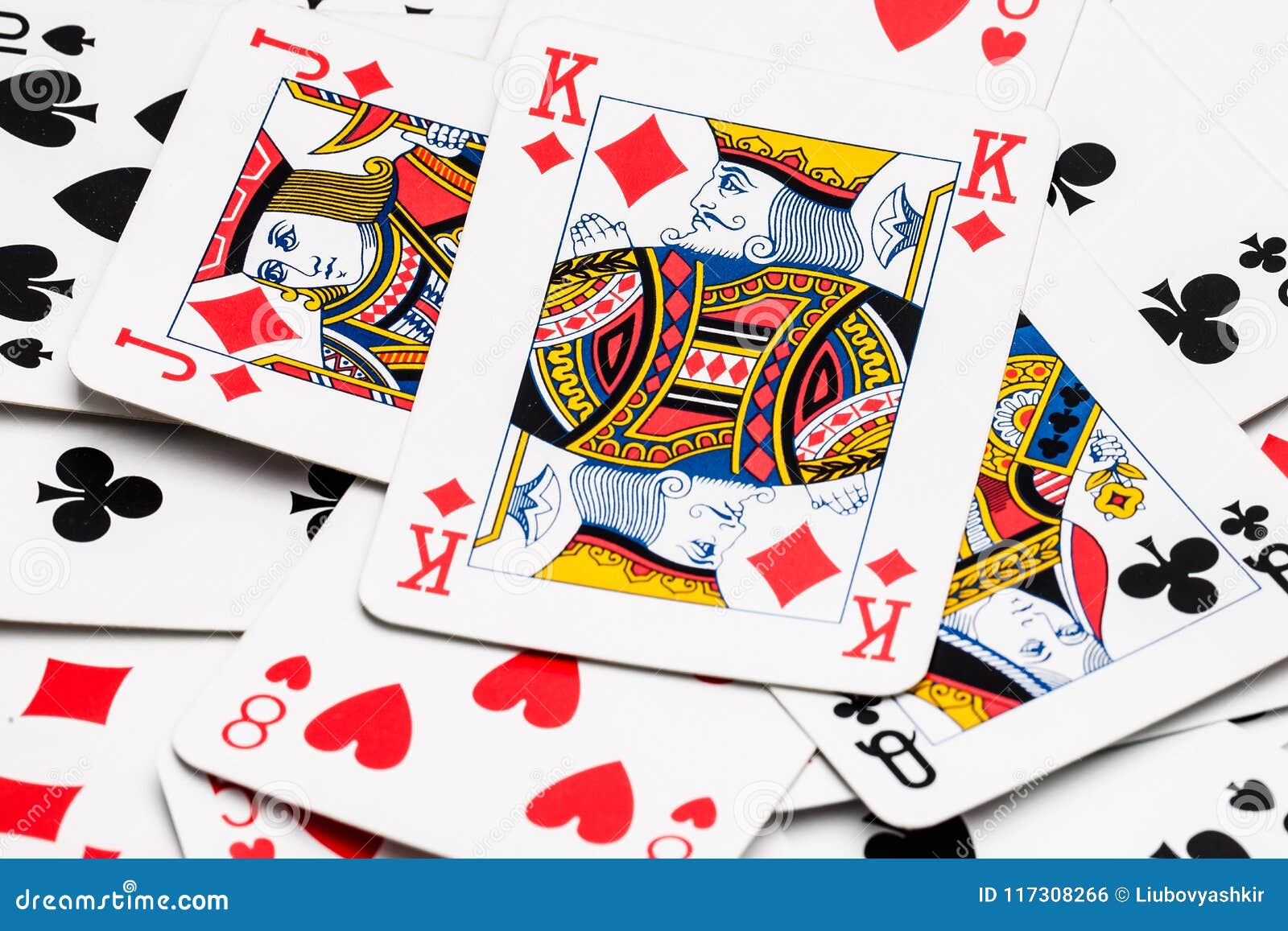 Playing cards close-up stock photo. Image of blackjack - 117308266