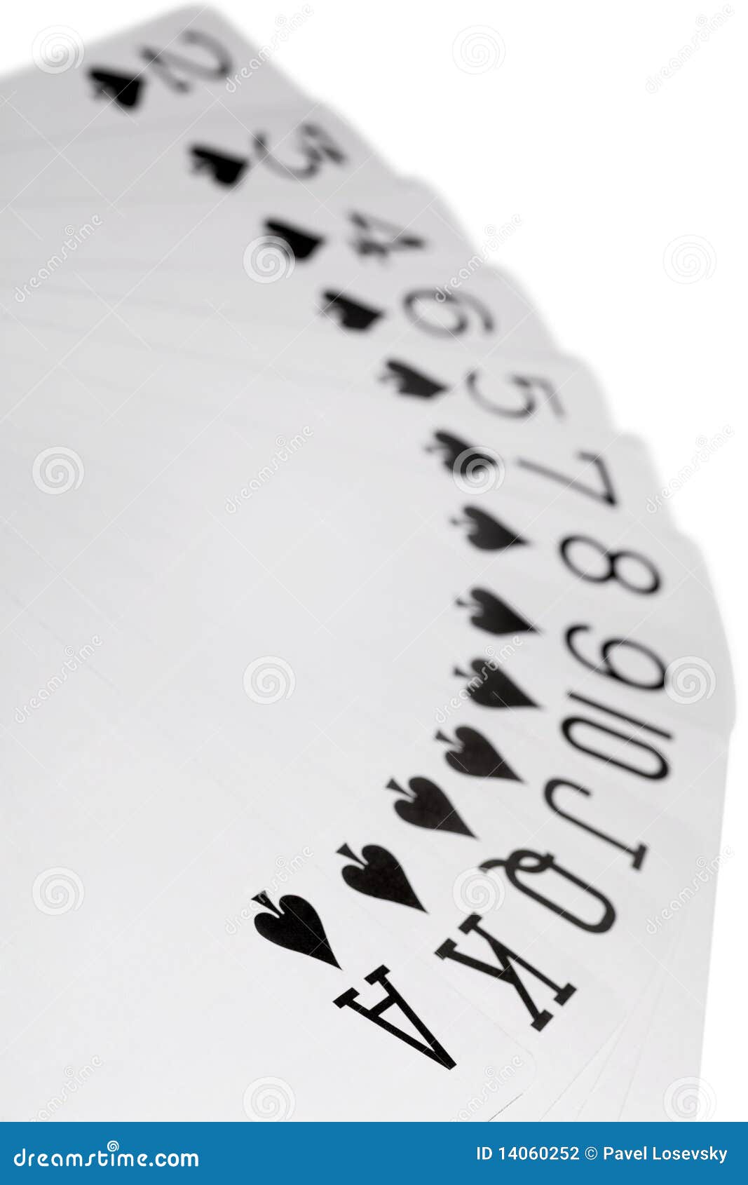 Playing Cards of Colour of Spade Isolated Stock Photo - Image of king ...