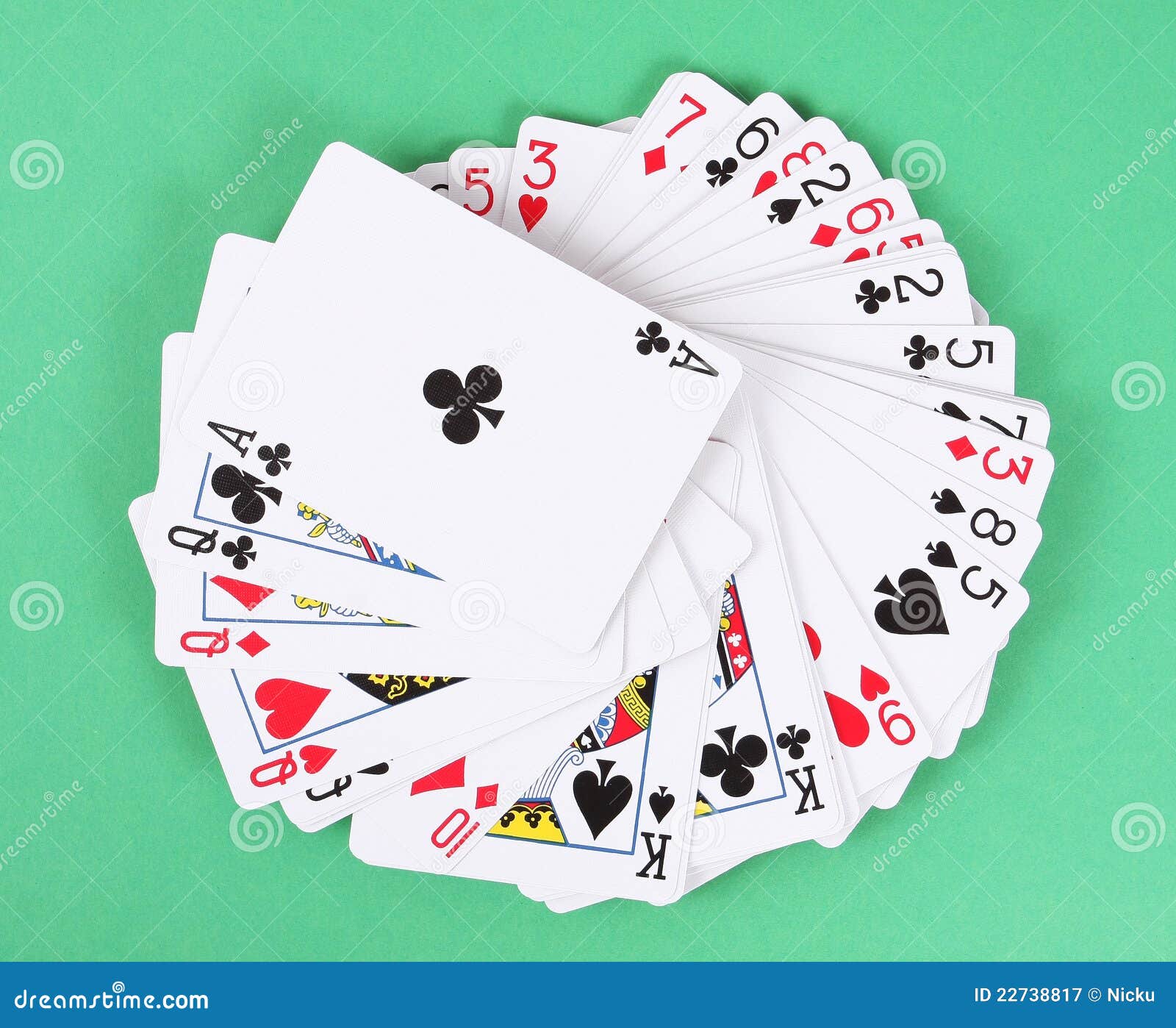 Playing cards deck stock image. Image of play, gamble - 22738817