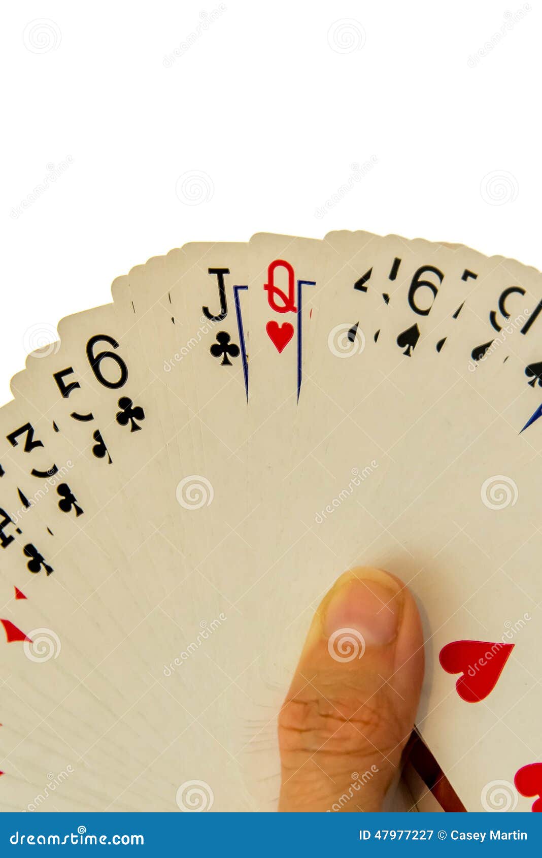 Playing Cards - Deck Fanned Out Stock Image - Image of deck, playing ...