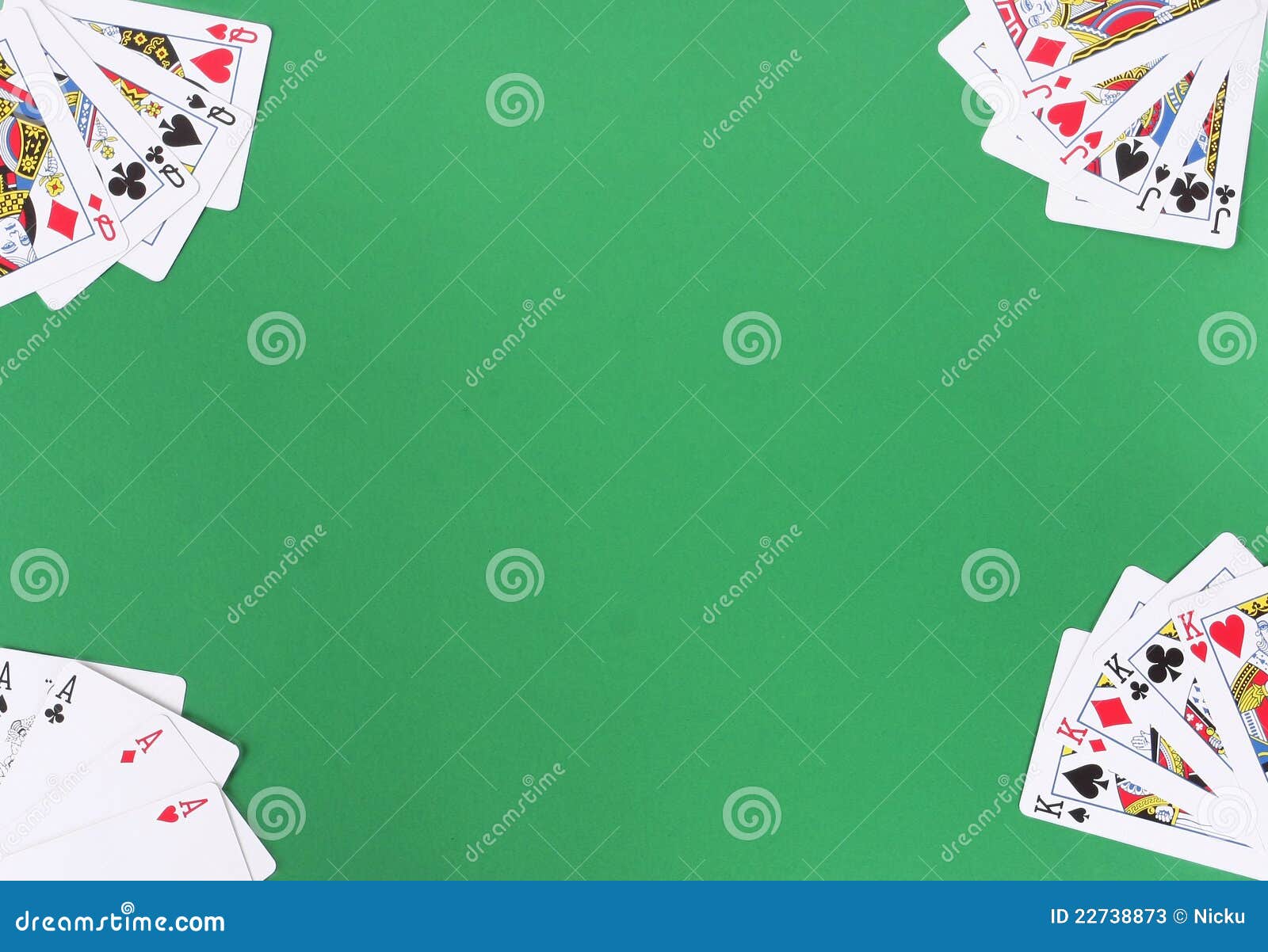 Playing Cards Frame Arrangement Stock Image - Image of card, colors ...
