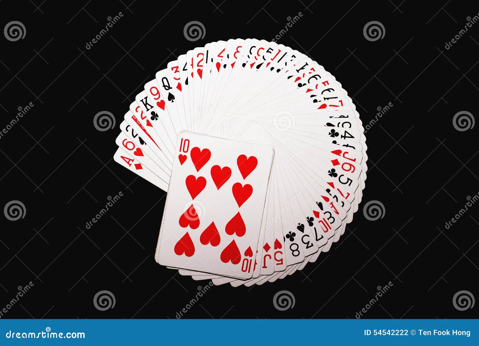 Playing cards stock photo. Image of game, magicians, number - 54542222