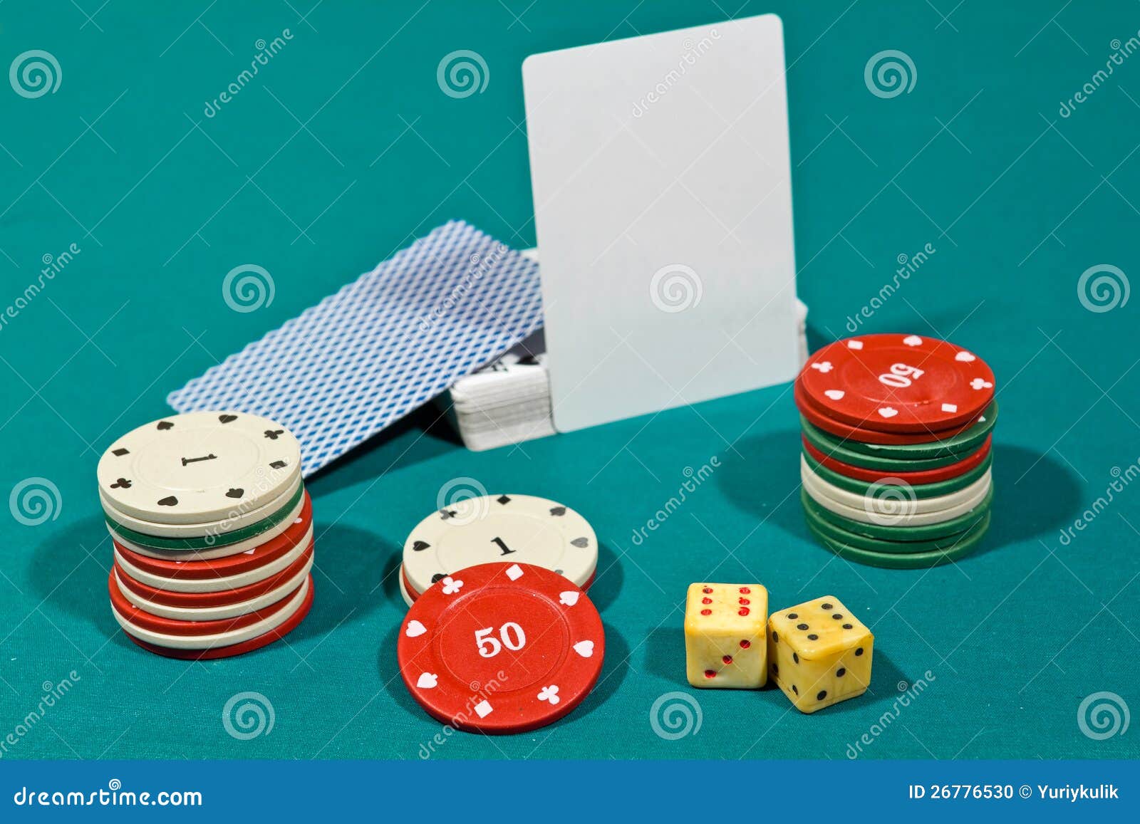 Playing cards on a green stock photo. Image of playing - 26776530