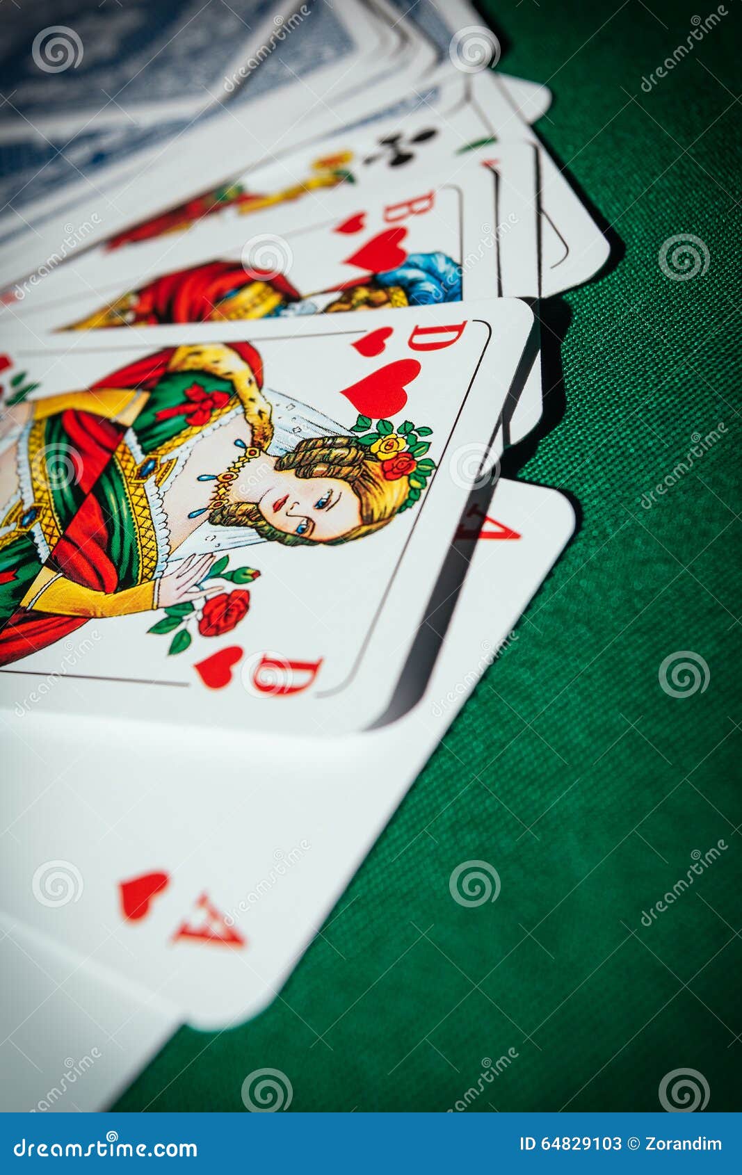 Playing cards stock image. Image of poker, pack, chance - 64829103