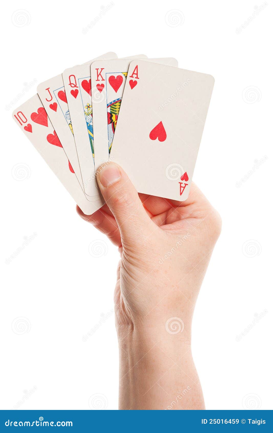 Playing cards in hand stock image. Image of finger, care - 25016459