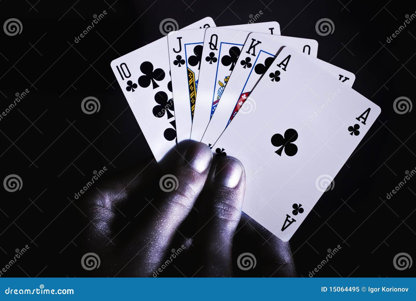 Playing cards in hands stock image. Image of hand, suit - 15064495
