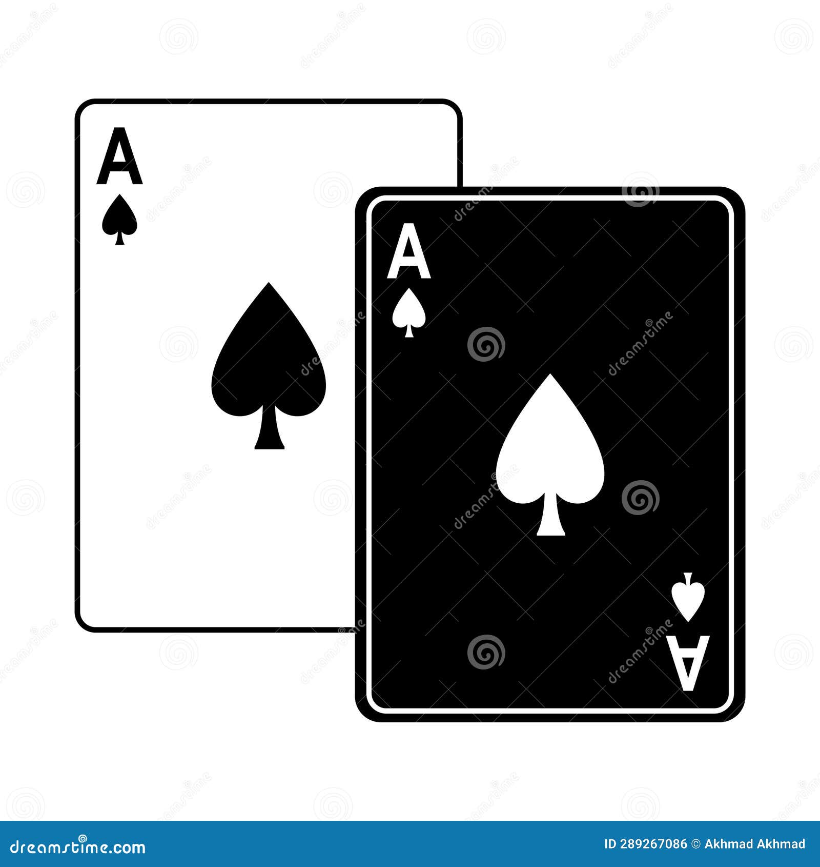 Playing cards icon stock illustration. Illustration of deck - 289267086