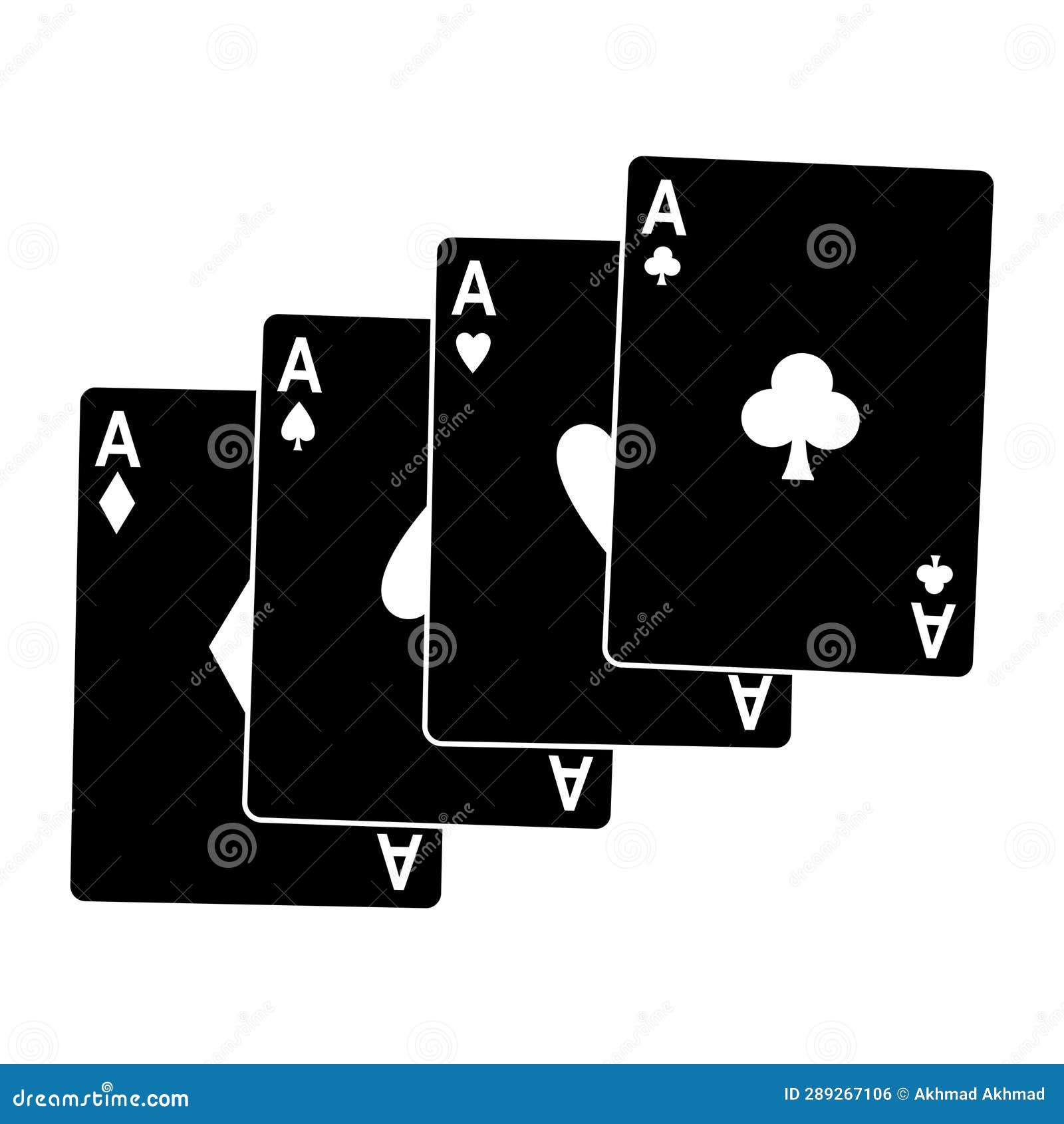 Playing cards icon stock illustration. Illustration of object - 289267106