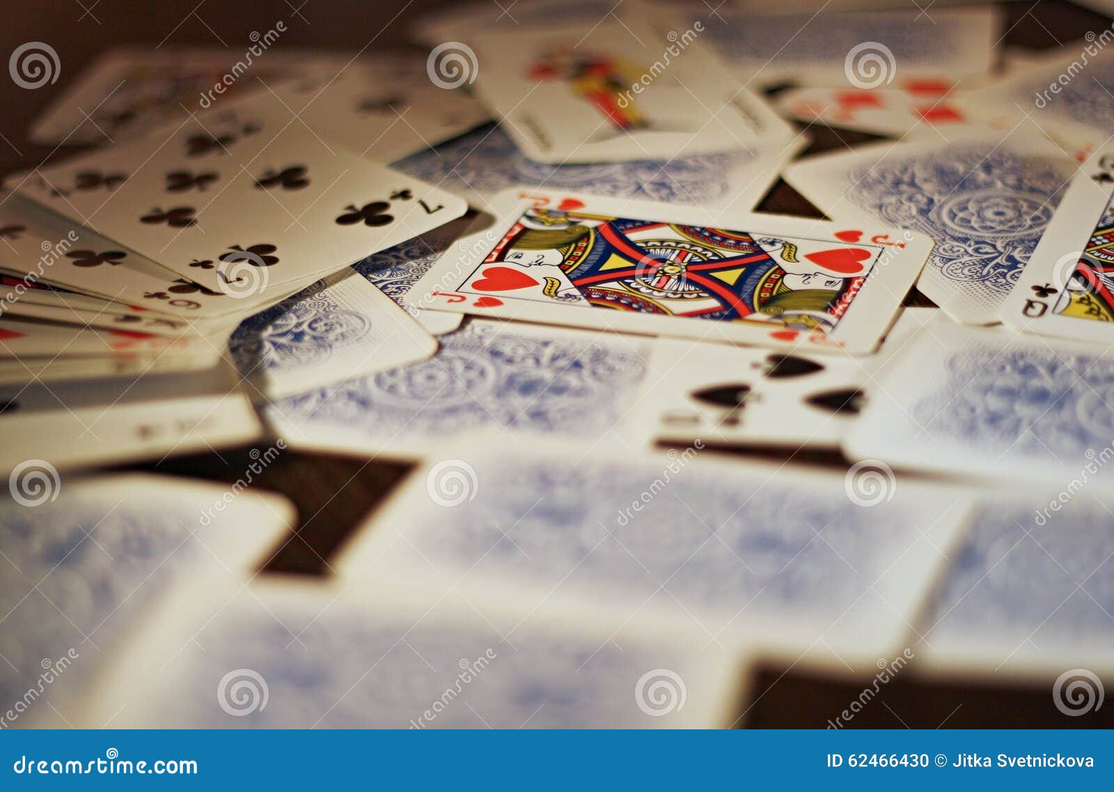Playing cards stock photo. Image of abstract, heart, card - 62466430