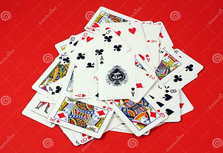 Playing cards pile stock image. Image of lucky, pile, suits - 4539051