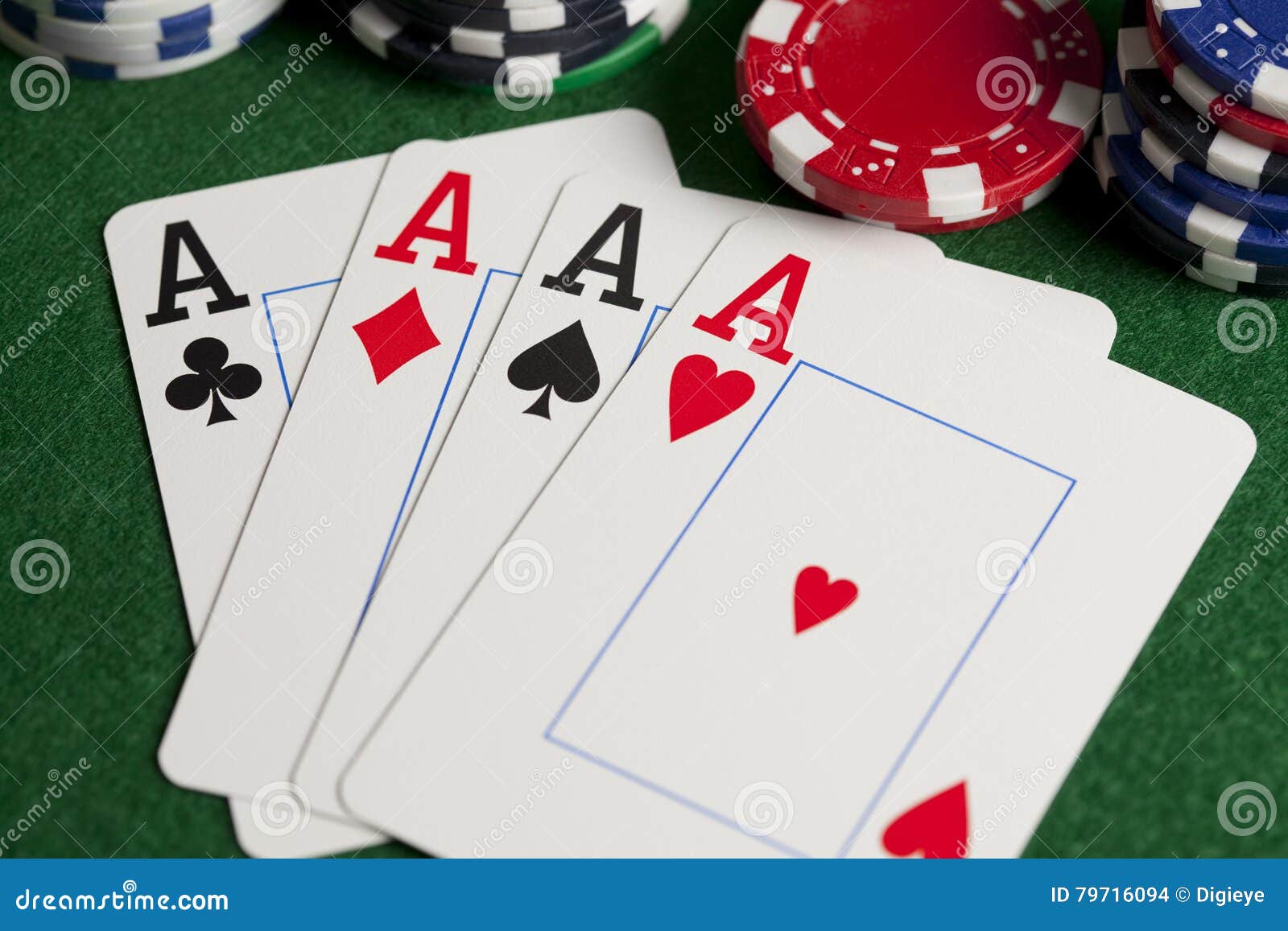 Playing Cards and Poker Chips Stock Photo - Image of play, card: 79716094