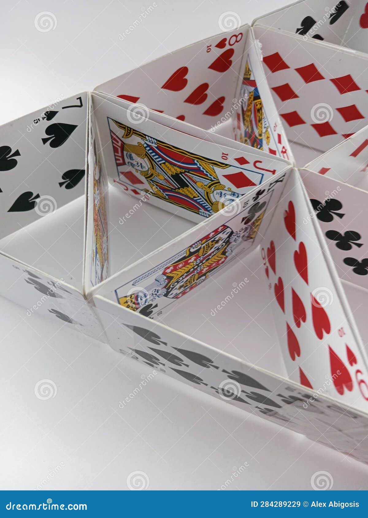 Pyramid Of Cards Stock Photography | CartoonDealer.com #7740884