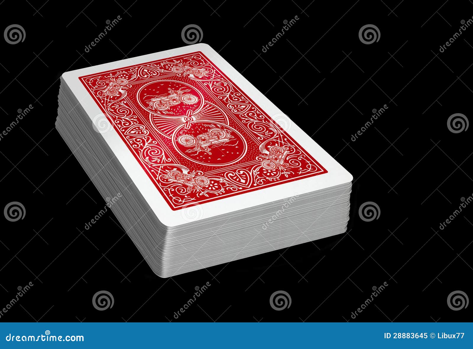 Playing Cards - Red Deck stock image. Image of playing - 28883645