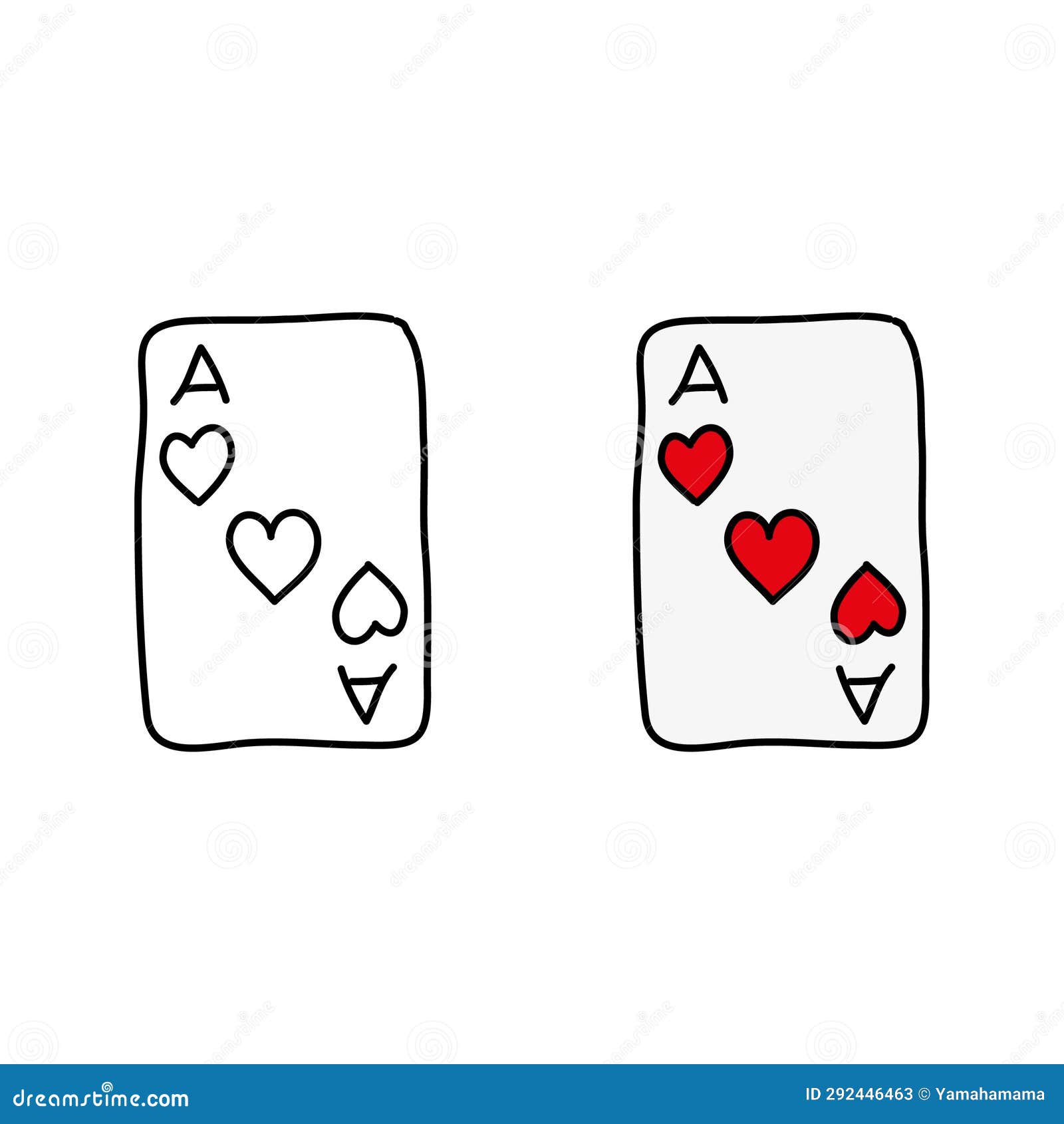 Playing cards 2 stock vector. Illustration of vector - 292446463