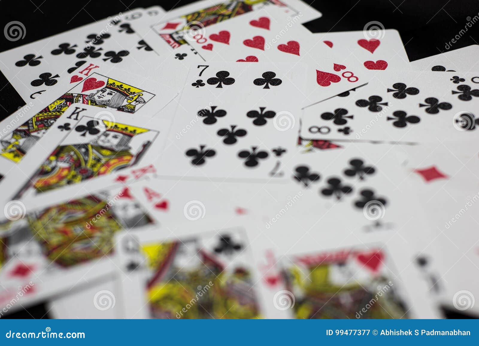 Playing Cards stock image. Image of spades, splatter - 99477377