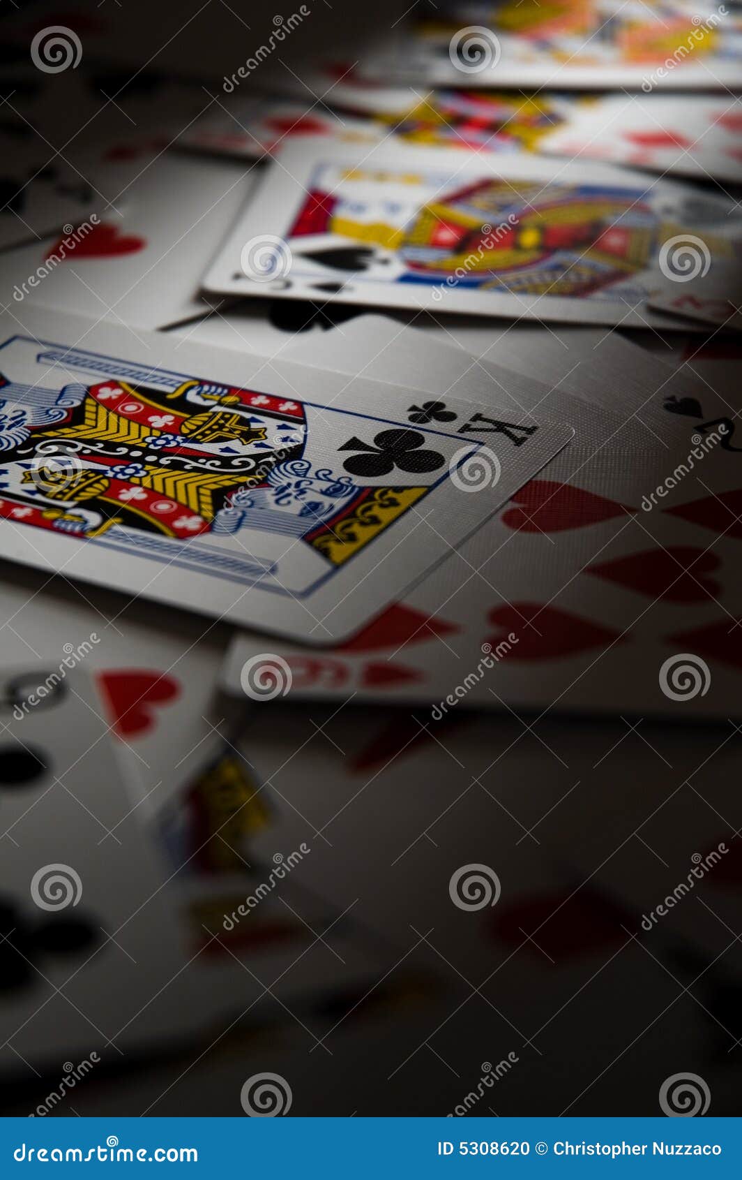 Playing Cards on Table stock photo. Image of rich, vibrant - 5308620