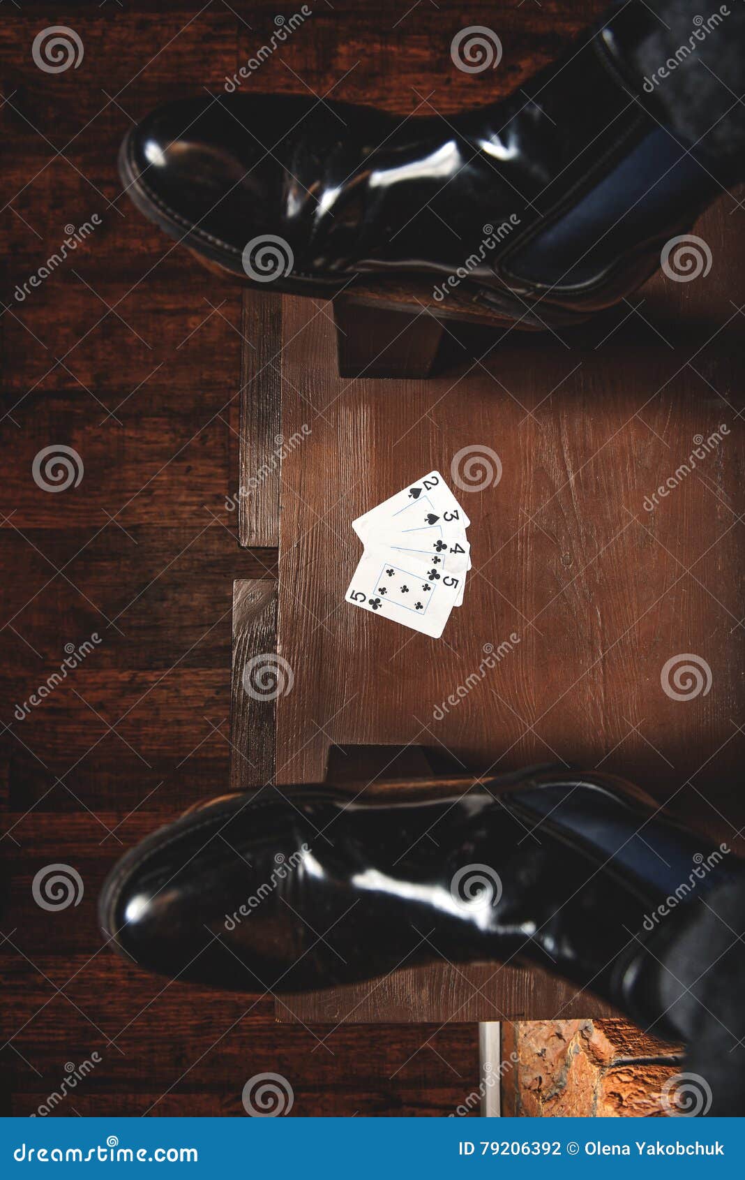 Playing cards on the table stock photo. Image of modern - 79206392