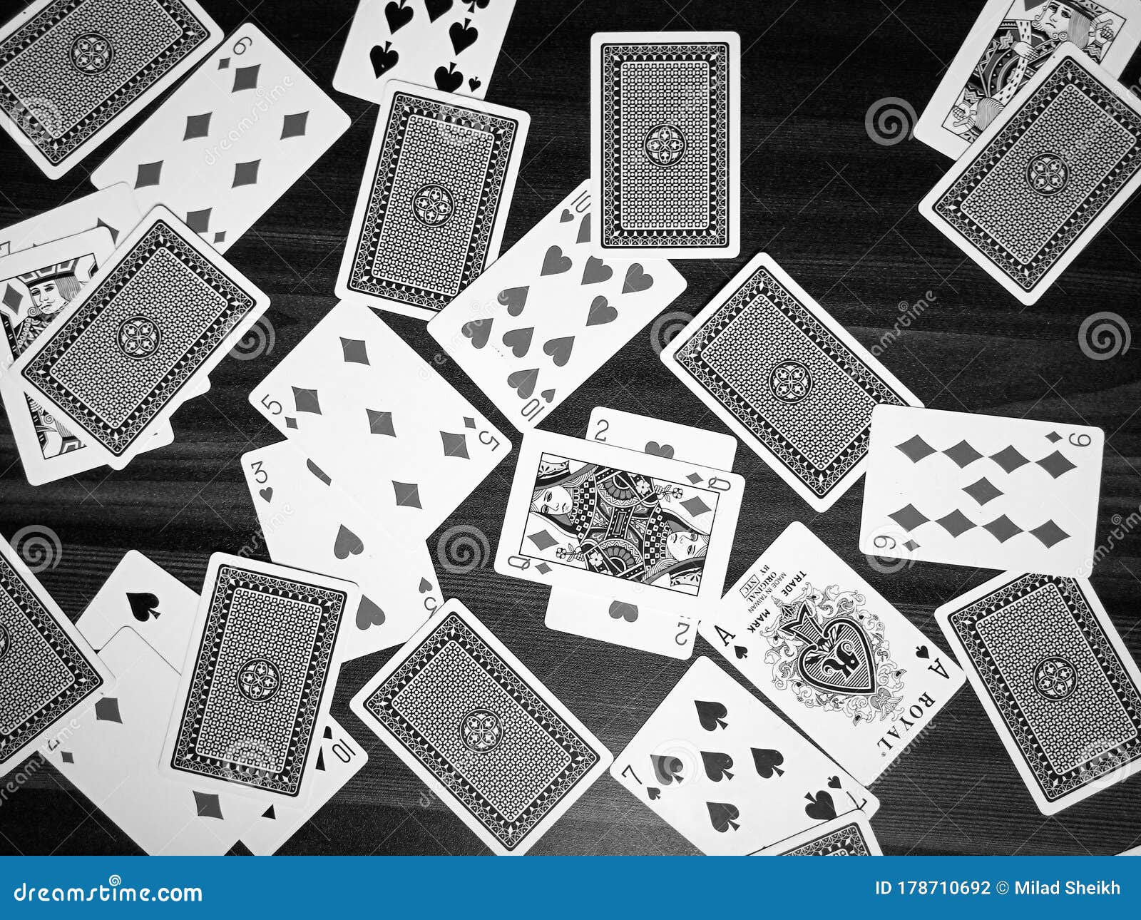 Playing cards stock photo. Image of famous, play, white - 178710692