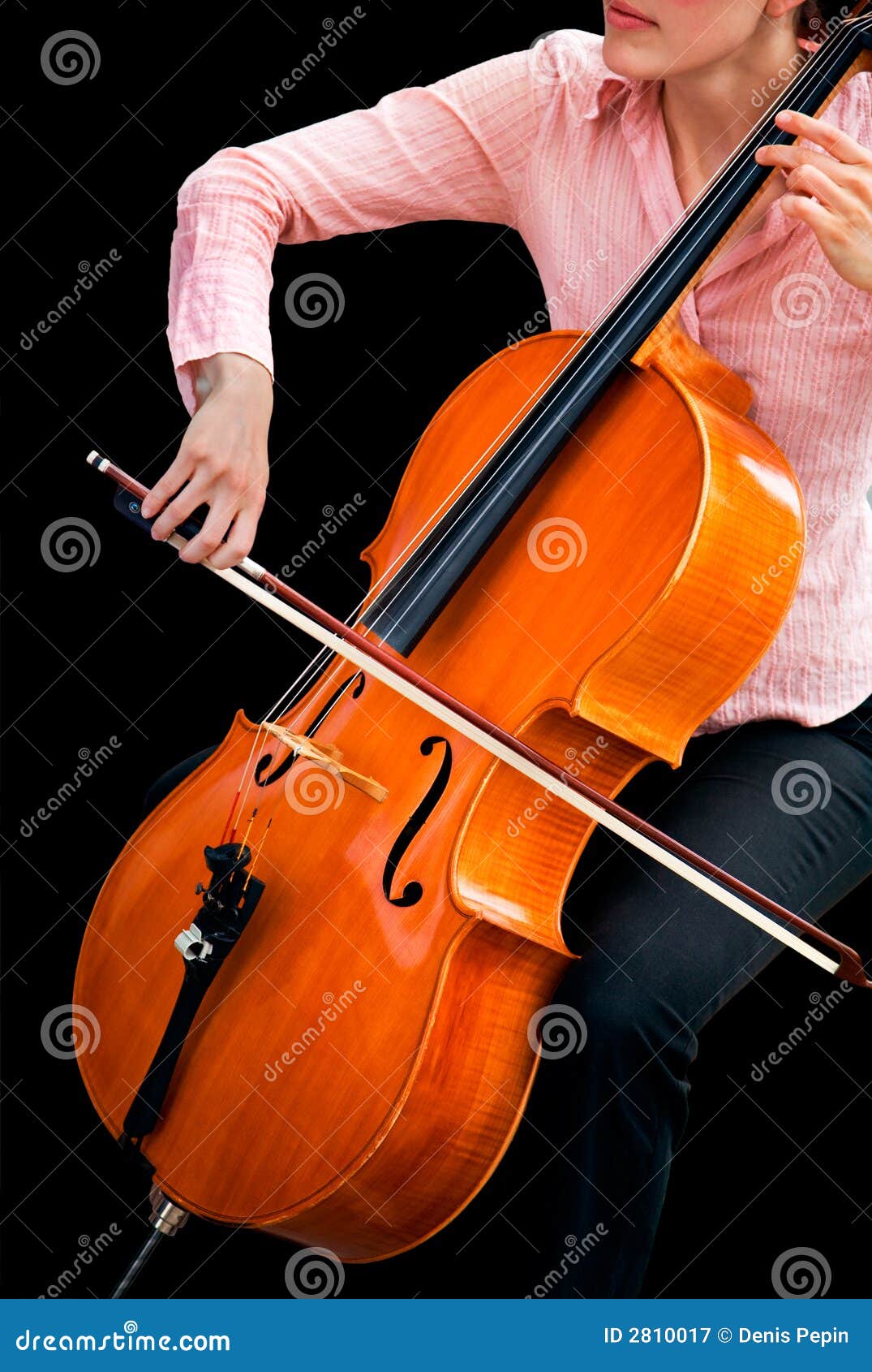 Playing The Cello Royalty Free Stock Photography - Image: 2810017
