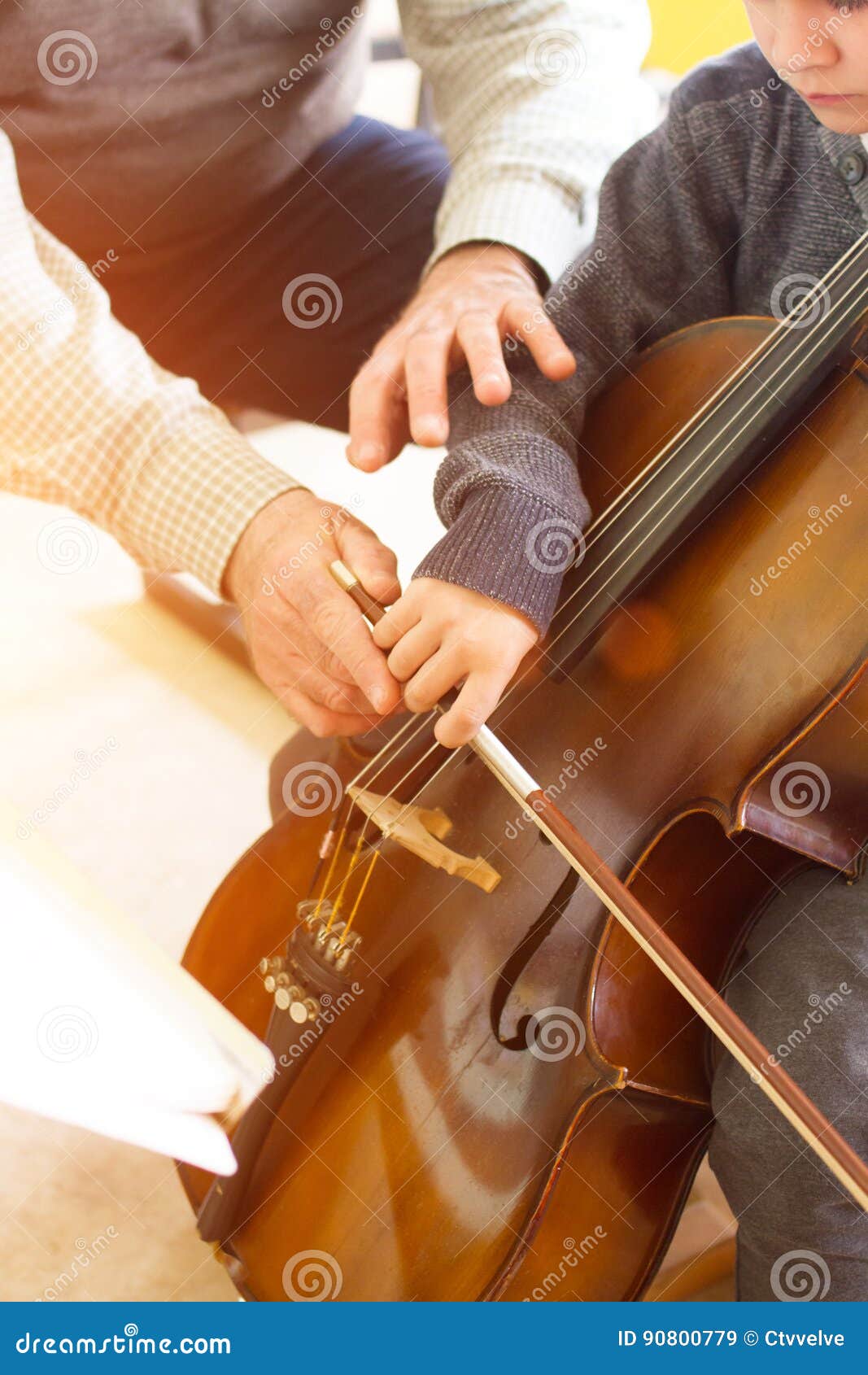 Playing the cello stock image. Image of cello, performance - 90800779
