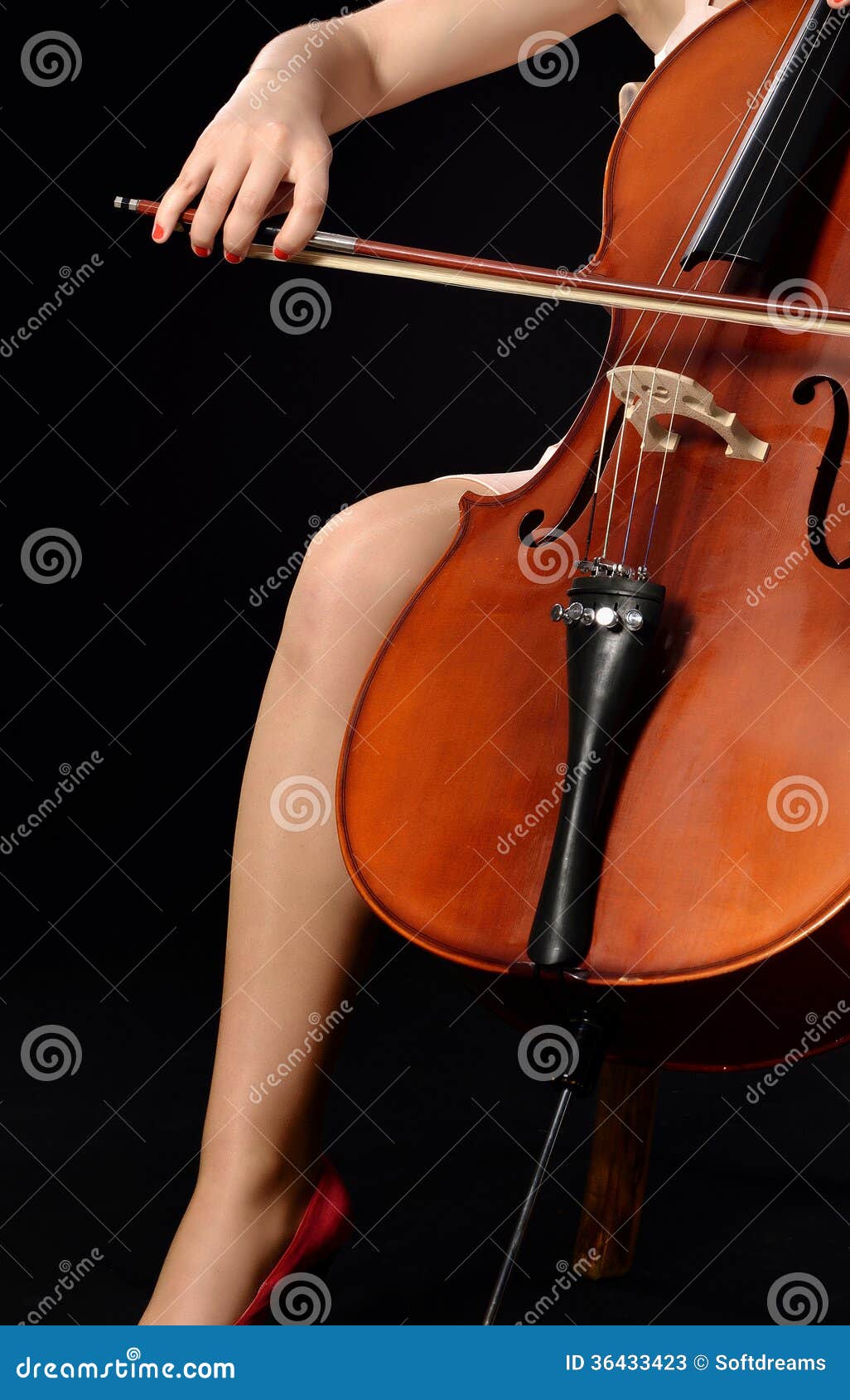 Playing cello stock image. Image of girls, melody, handsome - 36433423