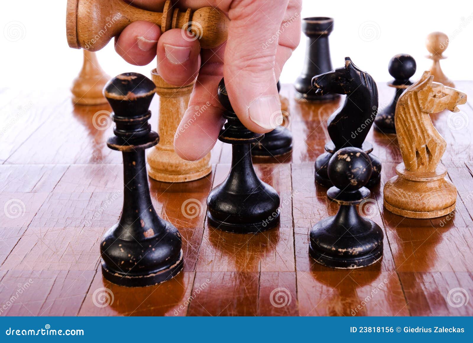 Playing chess stock photo. Image of backlighted, play - 23818156