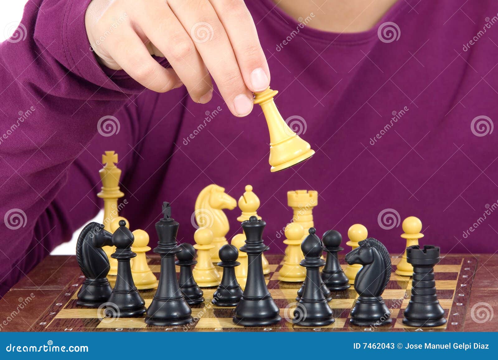 Playing chess stock image. Image of chess, color, play - 7462043