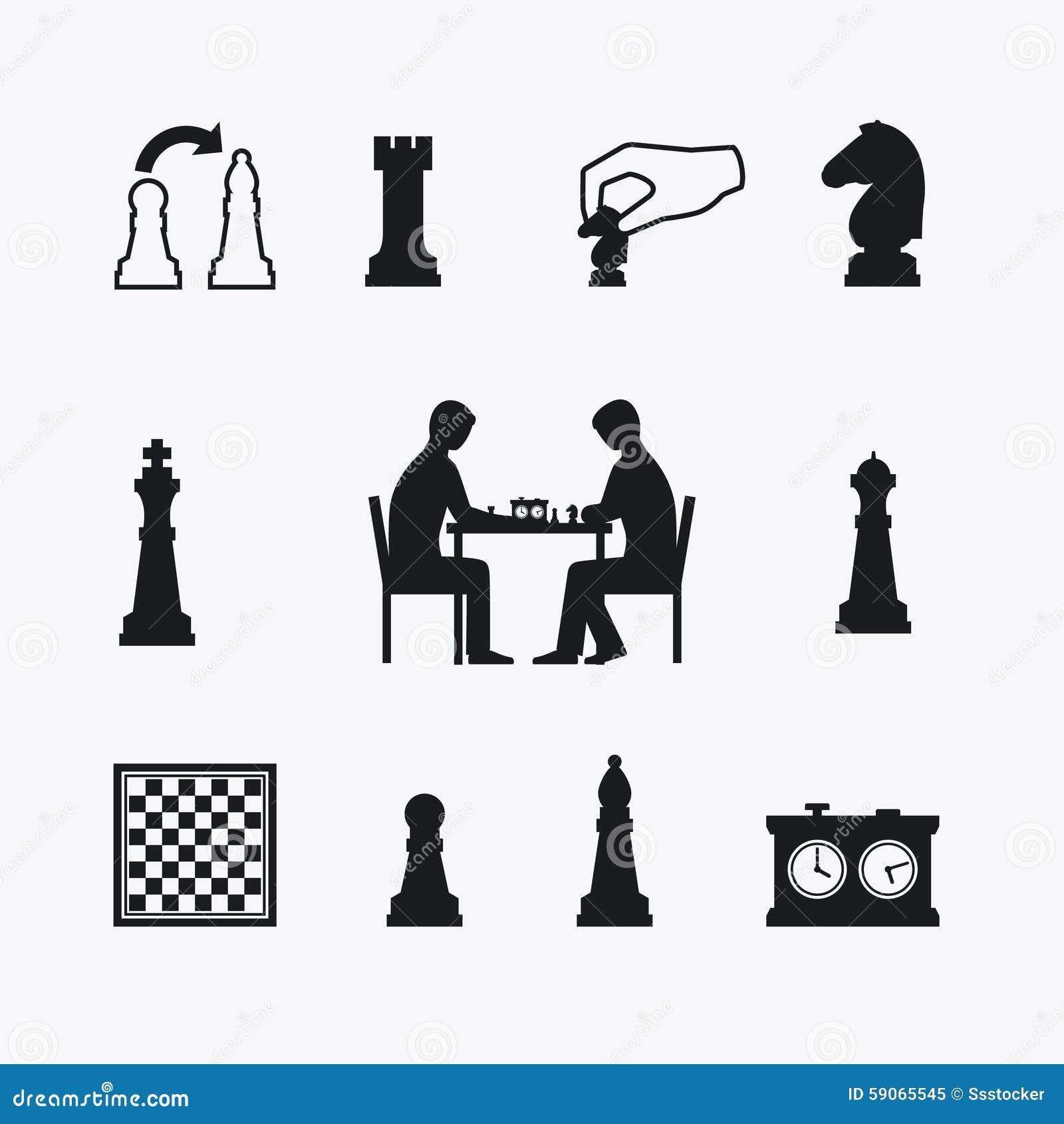 Chess Notation With Letters And Number Cartoon Vector | CartoonDealer ...