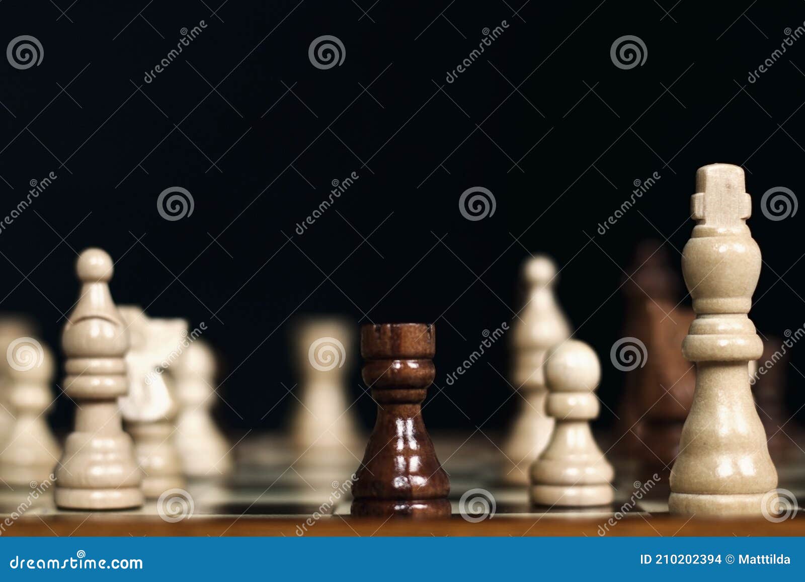 Playing Chess. Checkmate! stock photo. Image of battle - 210202394