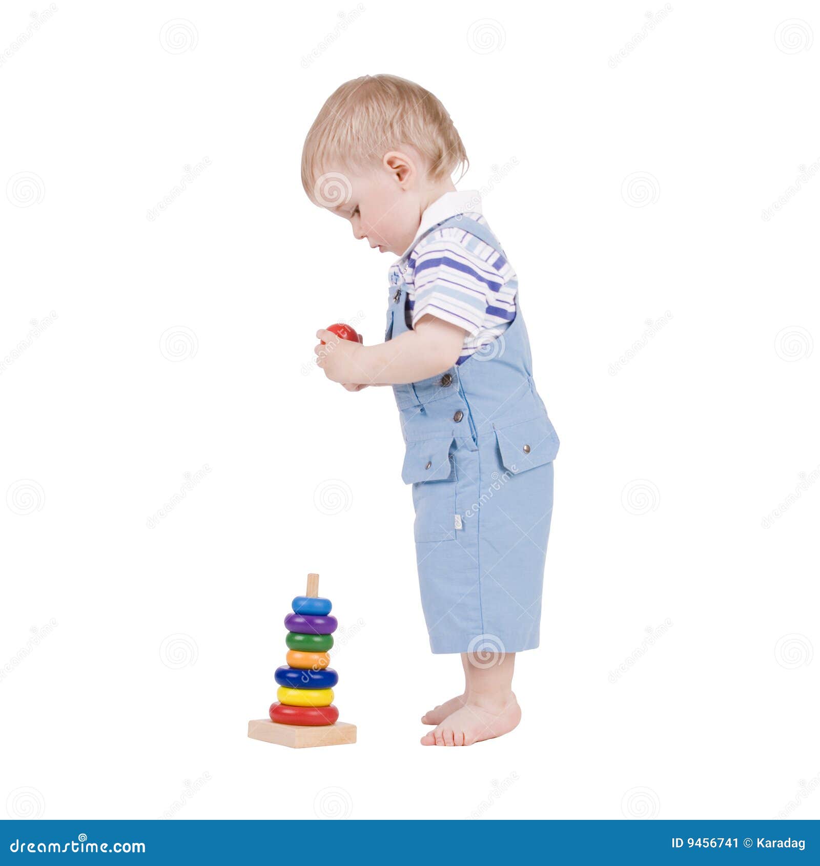 Playing child with path stock image. Image of isolated - 9456741