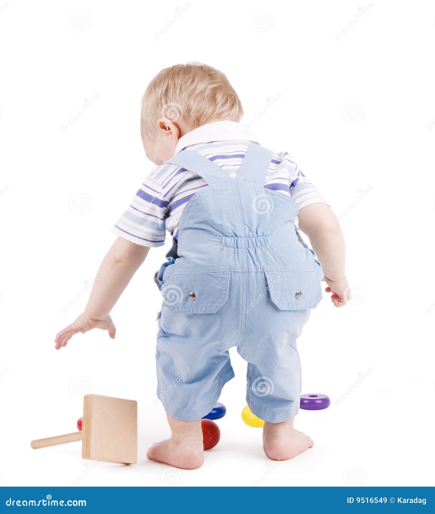 Playing child with path stock image. Image of blond, laughing - 9516549