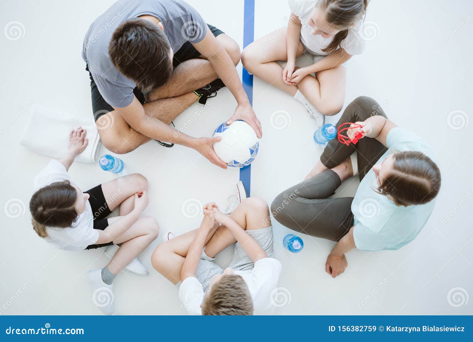 Playing in the circle stock image. Image of coach, pupil - 156382759