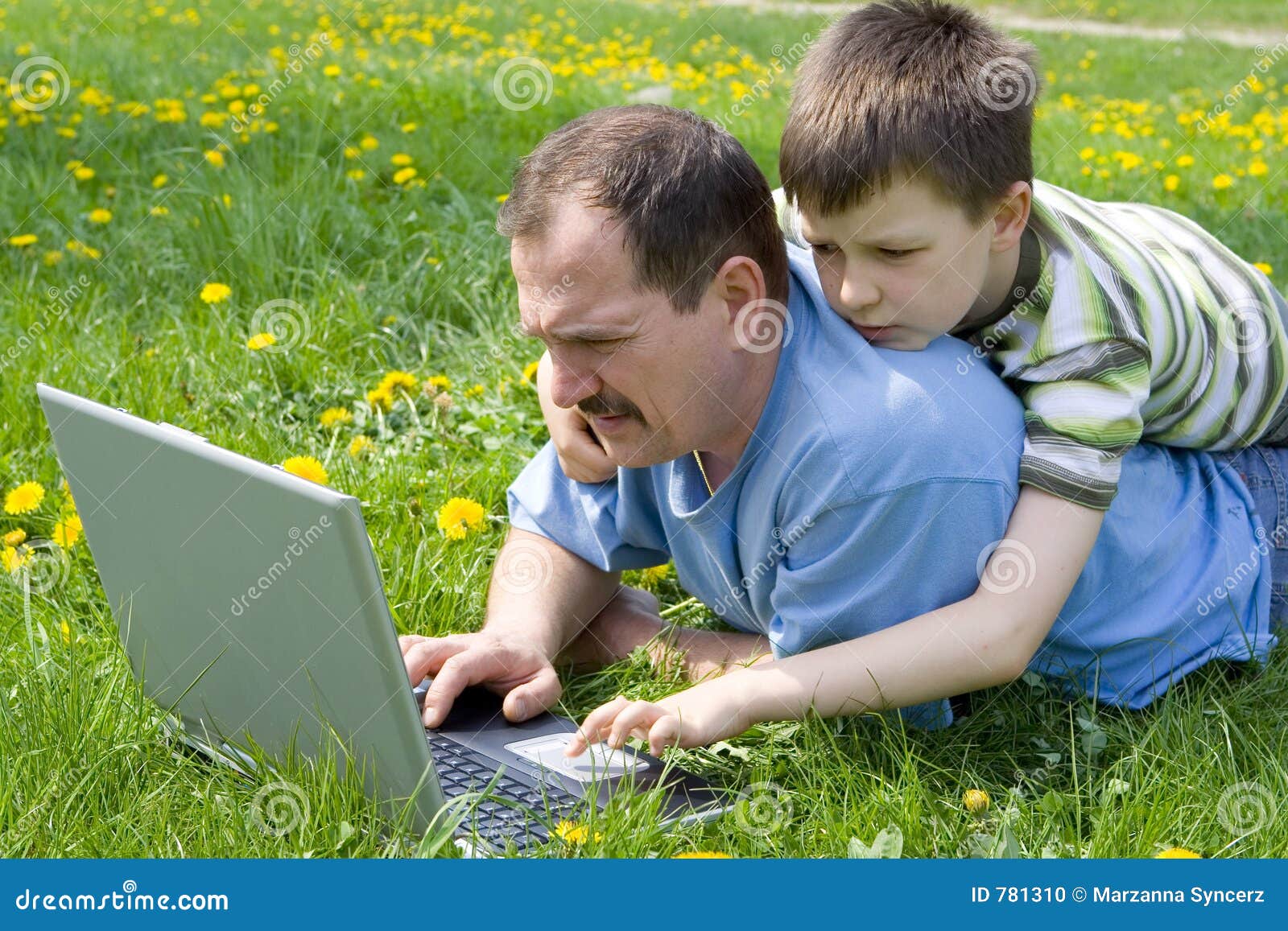 Playing computer stock photo. Image of families, notebook - 781310