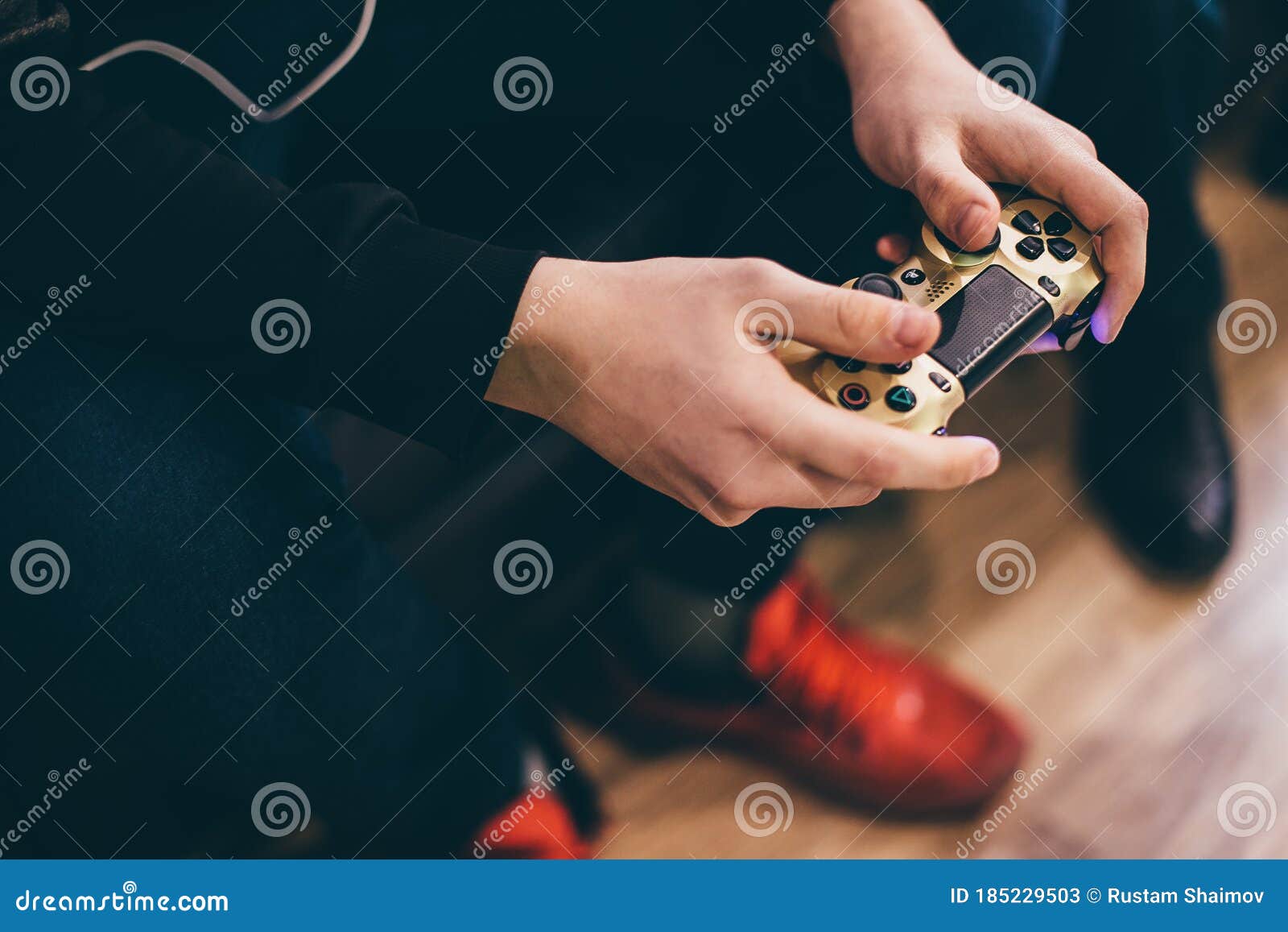 Playing Controller for PlayStation Editorial Stock Photo - Image of ...