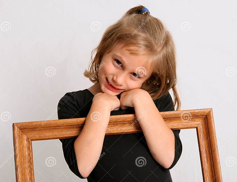 Playing coy stock image. Image of person, playing, shyness - 263963