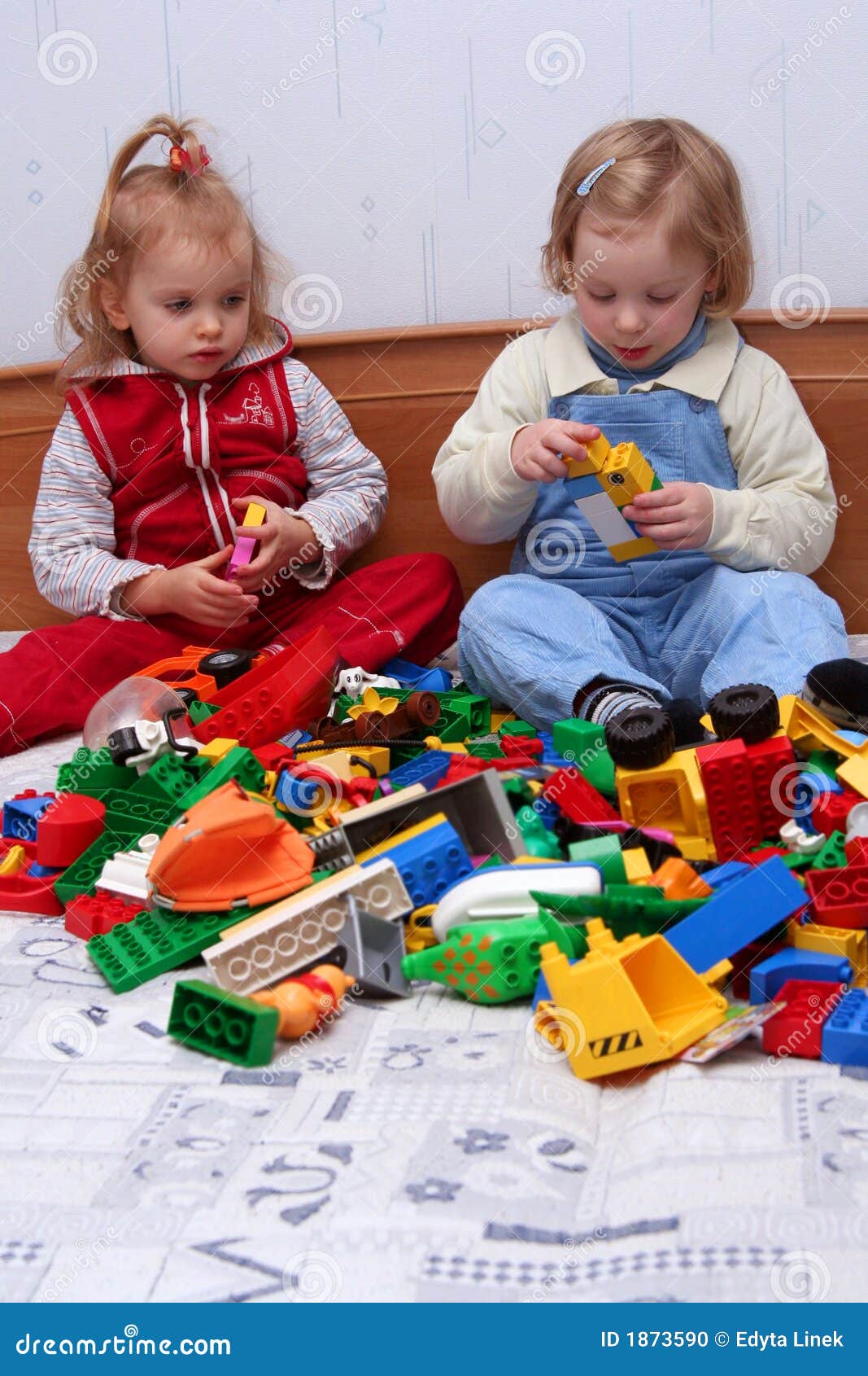 Playing with cube blocks stock photo. Image of girl, friands - 1873590