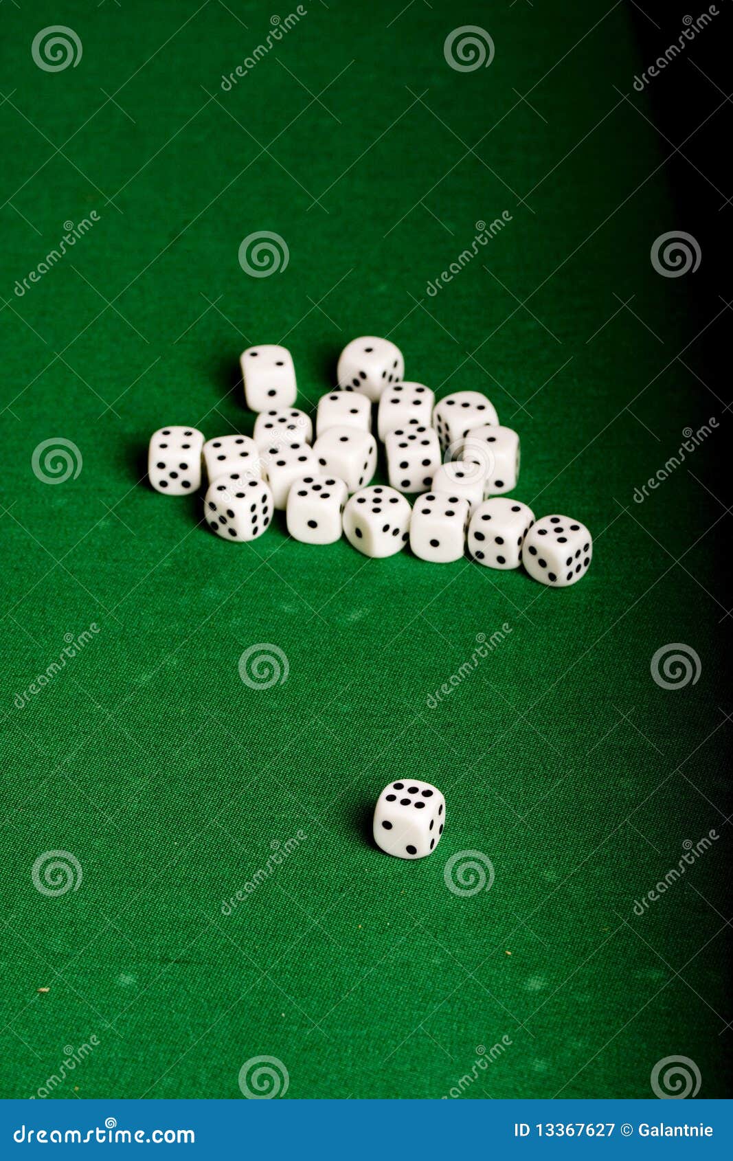 Playing cubes stock image. Image of cube, poker, gambling - 13367627