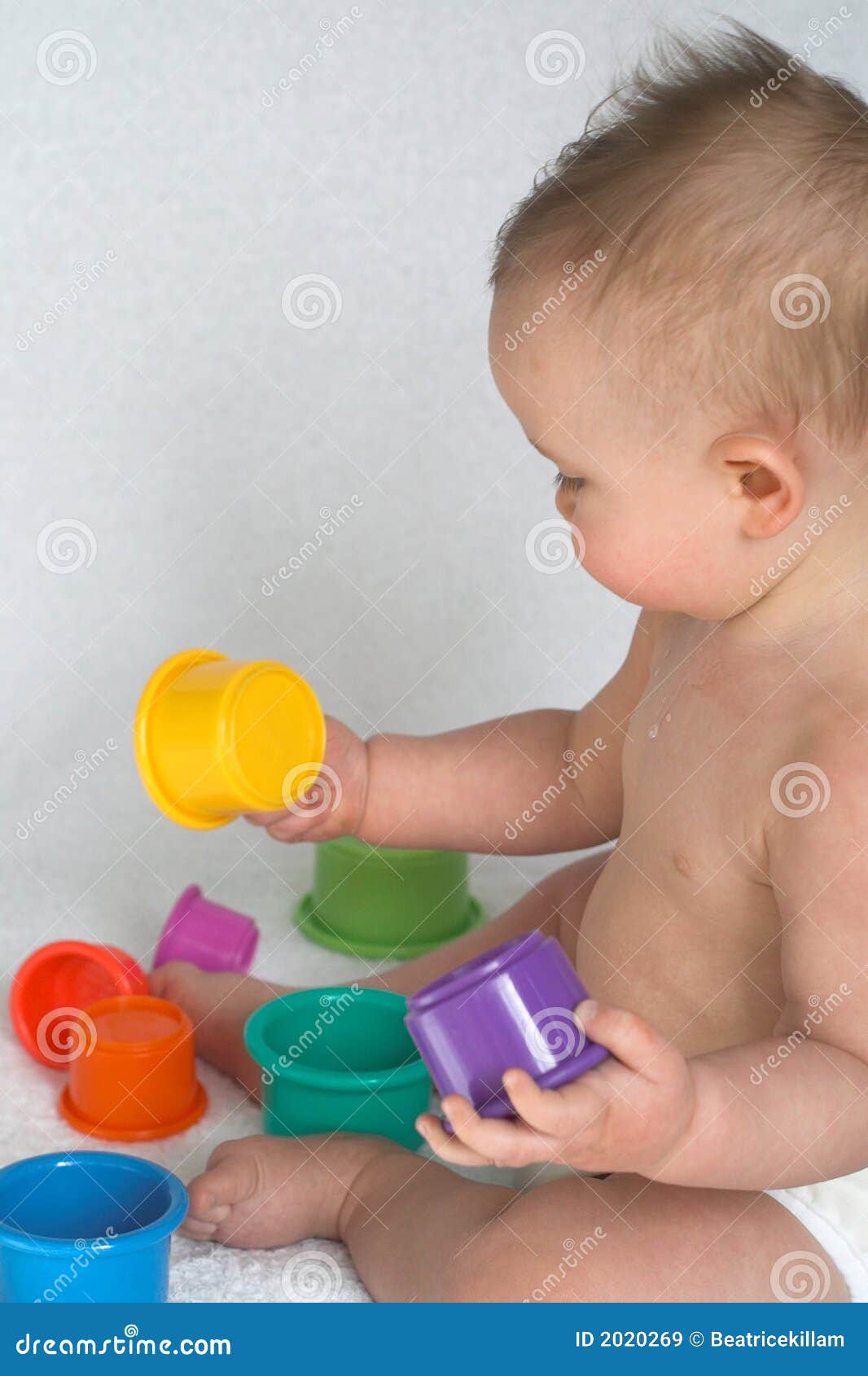 Playing with Cups stock image. Image of white, natural - 2020269
