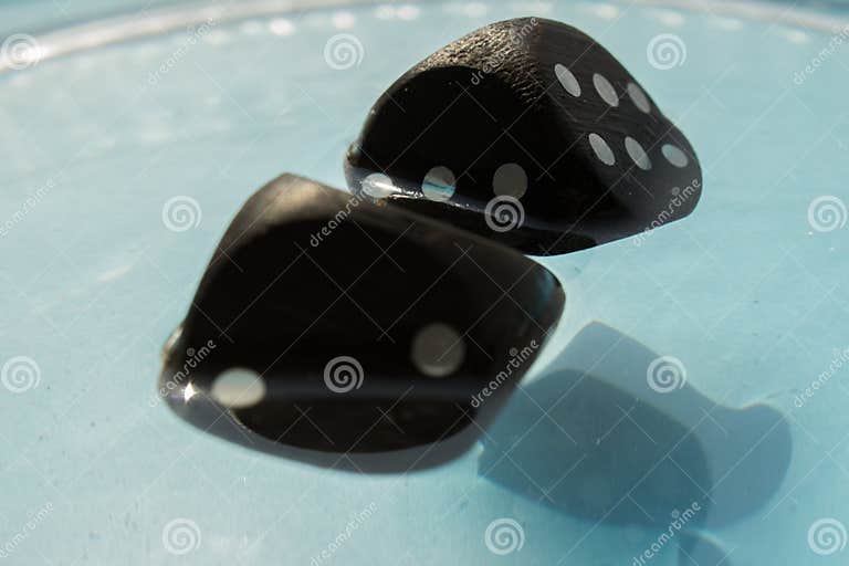 Playing Dice Float in the Water Stock Image - Image of floats, toys ...