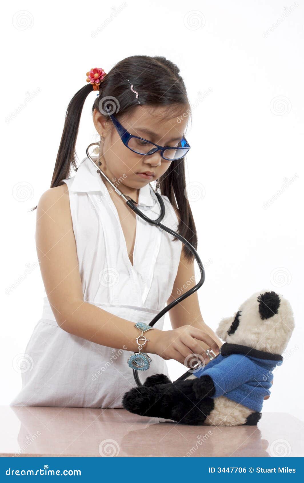 Playing doctor stock photo. Image of pretend, believe - 3447706