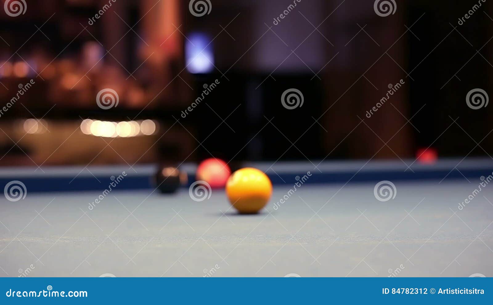 Playing Eight-ball Pool Billiards in a Bar Stock Footage - Video of ...