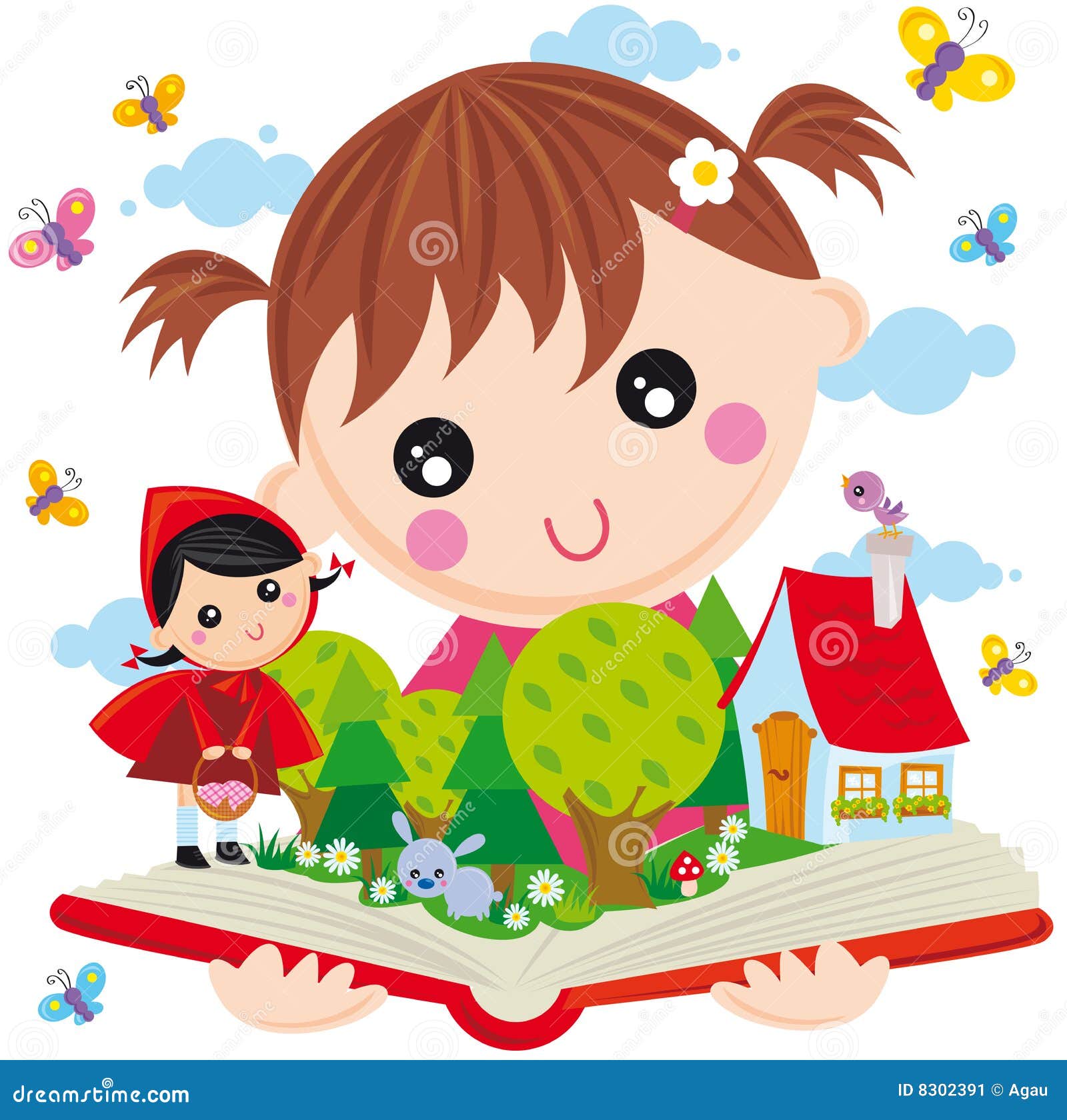 Fable Book Logo Vector Illustration | CartoonDealer.com #83724488