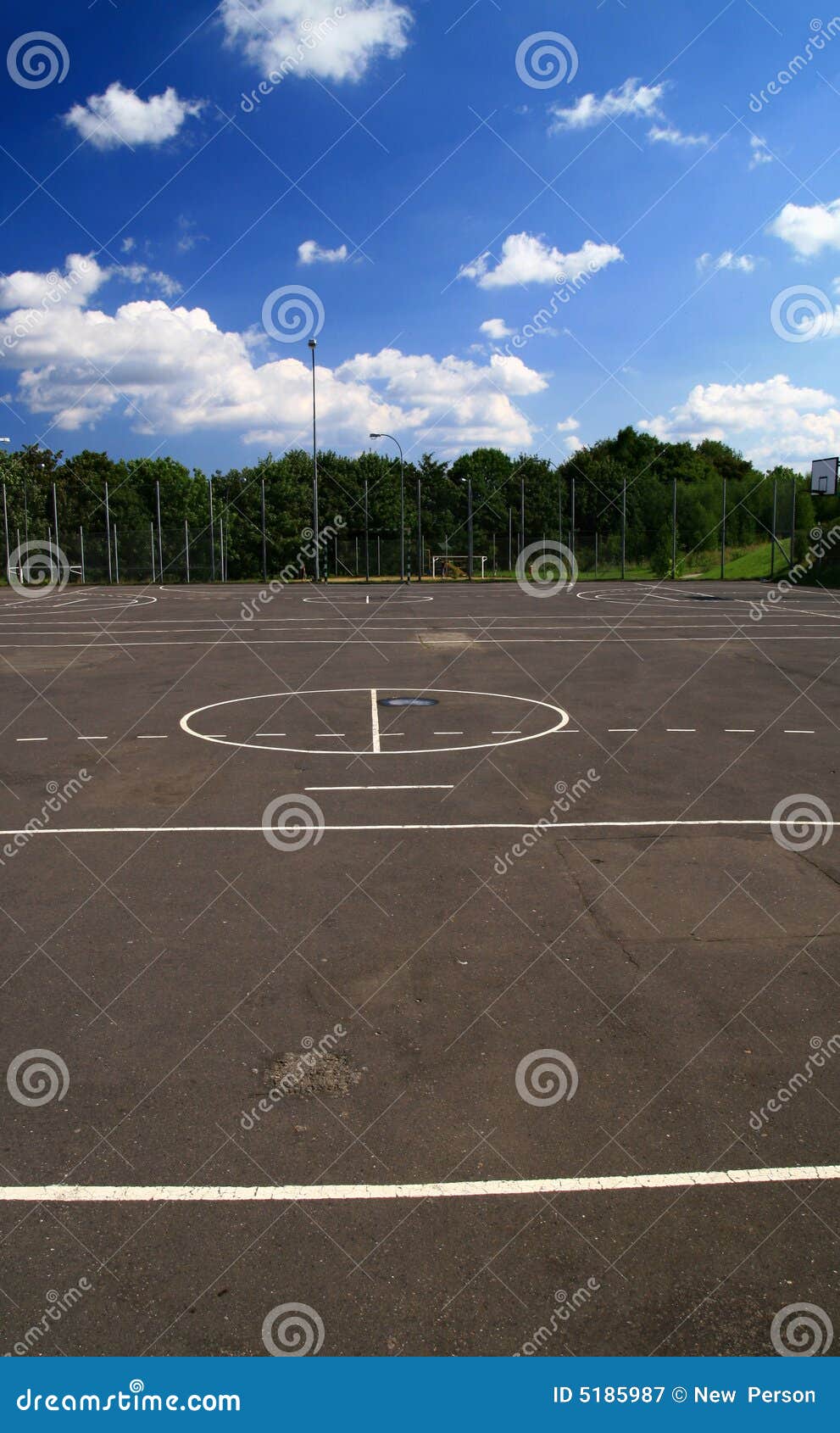 Playing field stock image. Image of asphalt, line, playing - 5185987