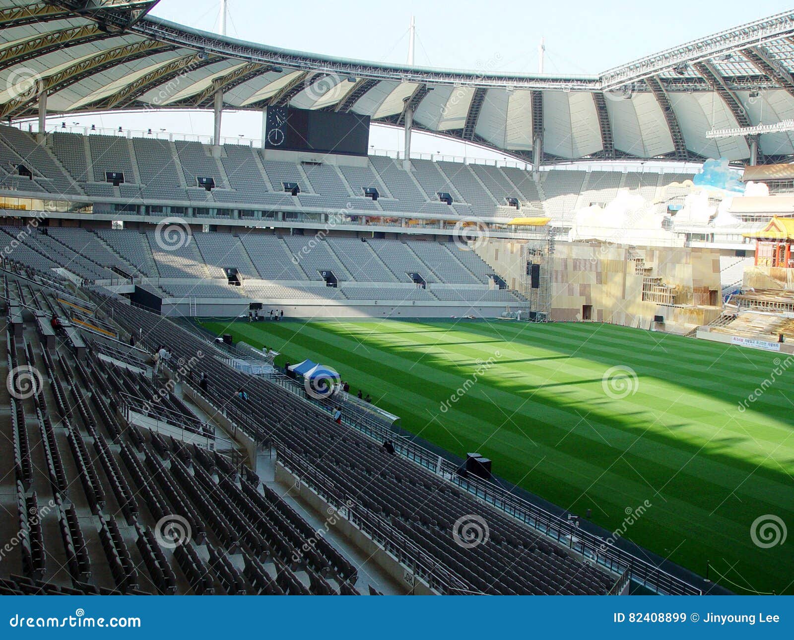 Playing Field editorial stock image. Image of stadium - 82408899