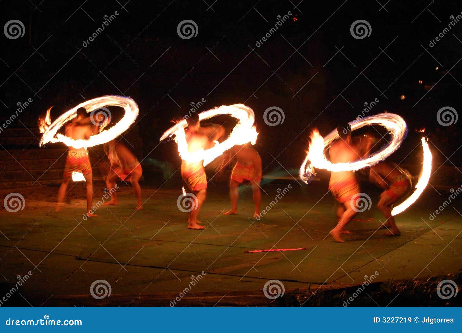 Playing with Fire stock image. Image of luau, exotic, center - 3227219