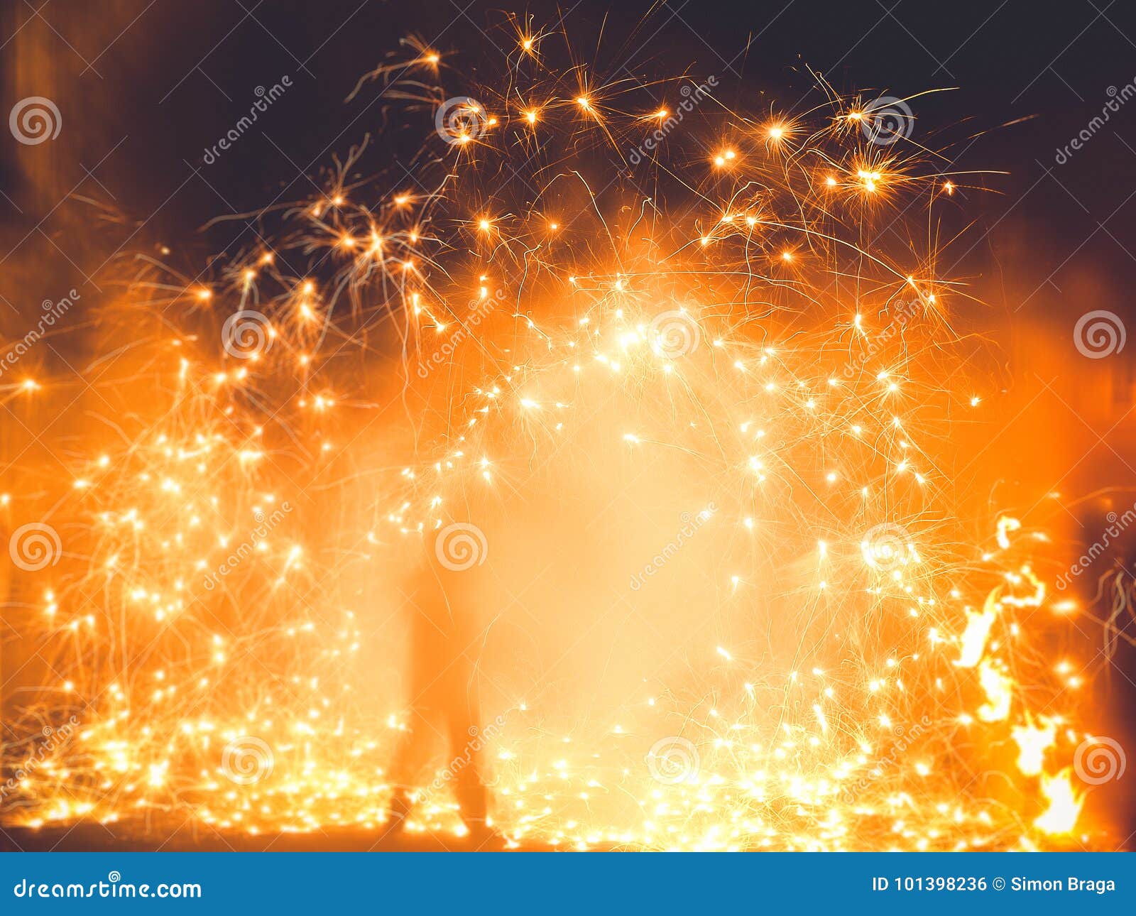 Playing with fire stock photo. Image of play, orange - 101398236